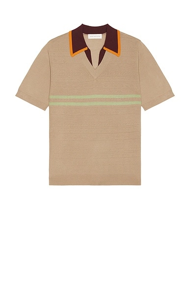 Dries Van Noten Molar Polo - Camel