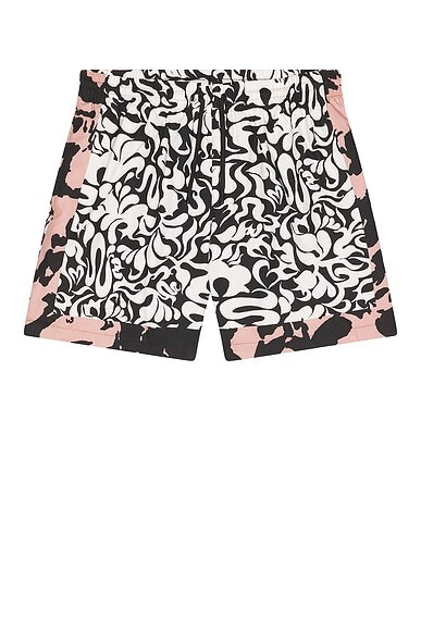 Dries Van Noten Phibbs Printed Swim Shorts - Black
