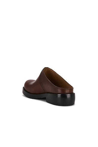 Dries Van Noten Leather Slip-on Derby - Terra