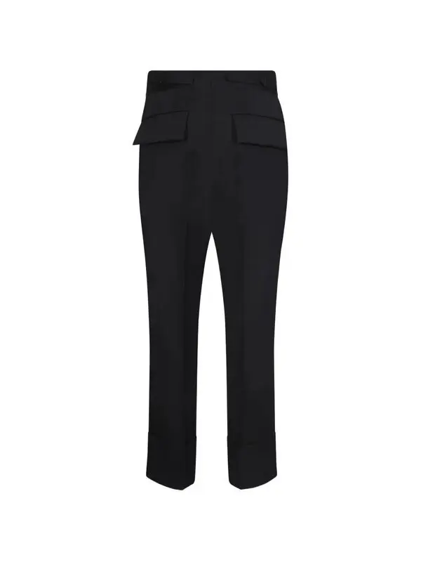 SAPIO Side-stripe Turn-up Trousers