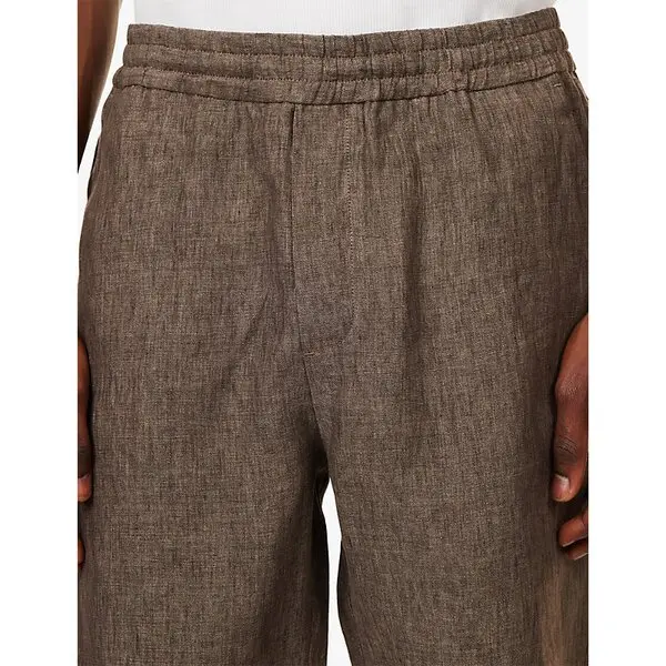 Sunspel Relaxed Fit Linen Drawstring Shorts