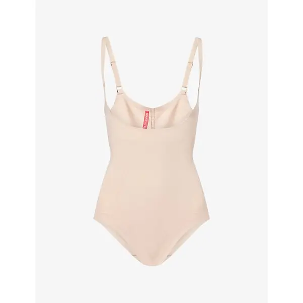 Spanx Sculpt™ Gofigure Open-bust Stretch-woven Bodysuit - Chai