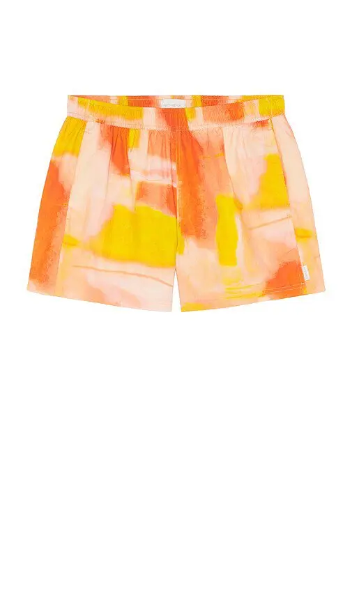 AUTO-REPLY Printed Sebastian Swim Trunk - Orange