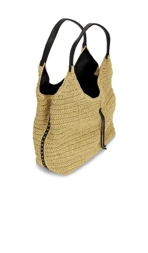 Rebecca Minkoff Darren Signature Carryall Raffia Tote