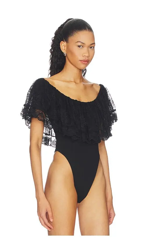 Ronny Kobo Rosette Bodysuit