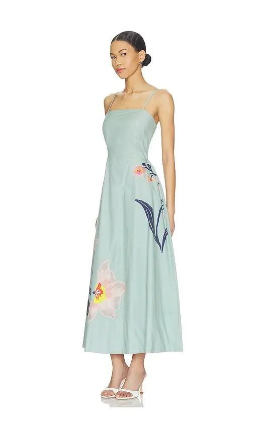 CLEOBELLA Riley Ankle Dress - Sage