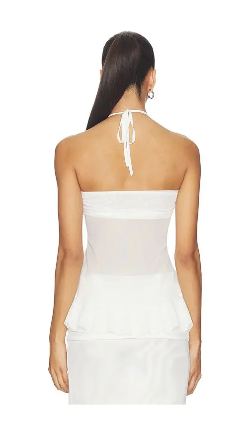 I.AM.GIA Catallia Halterneck Top With Ruffle Detailing