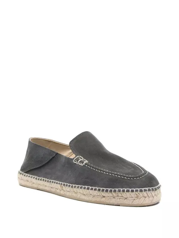 Manebí Suede Espadrilles With Contrast Stitching