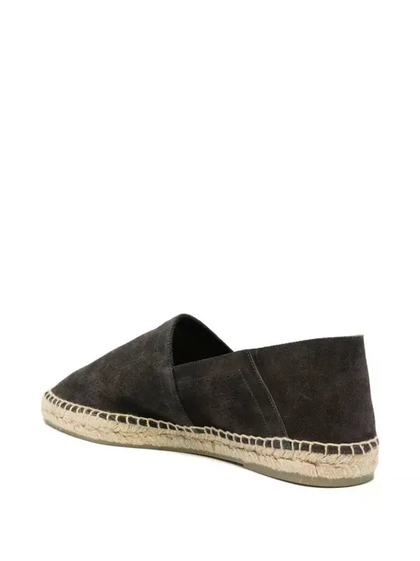 TOM FORD Perforated Suede Espadrilles