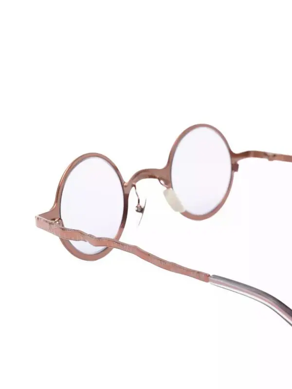 KUBORAUM Maske Z17 Round-frame Eyeglasses - Brown