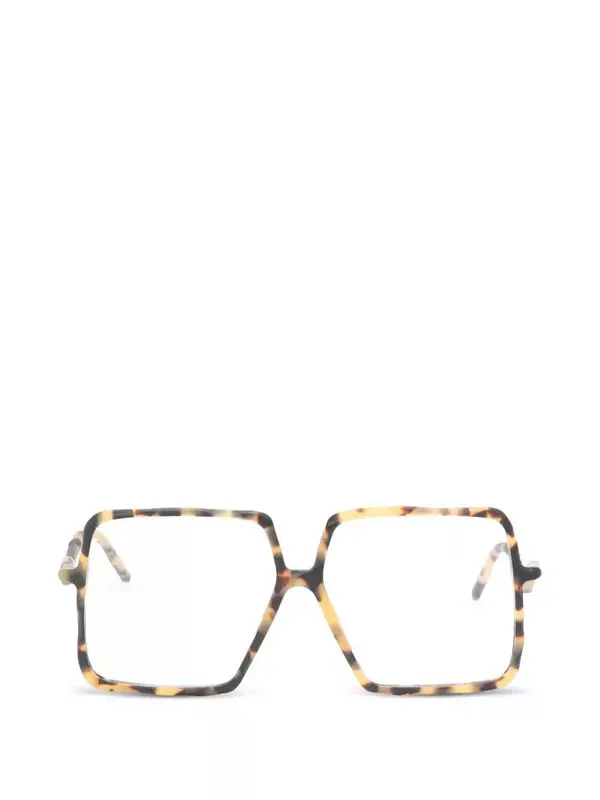 KUBORAUM Maske L12 Square-frame Eyeglasses - Brown