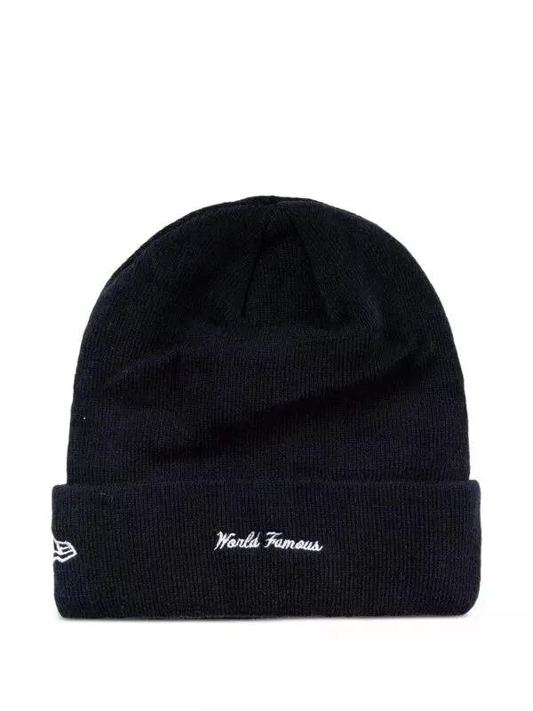 Supreme New Era Logo-patch Beanie - Blue