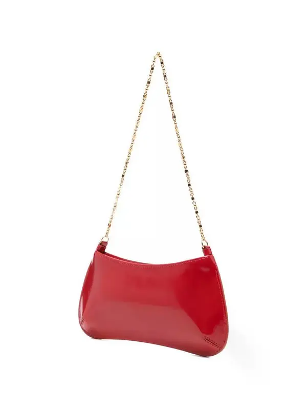 Jacquemus Logo-plaque Chain-link Shoulder Bag - Red