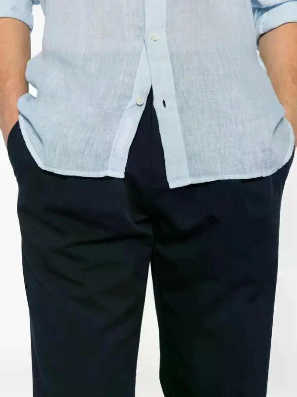 OFFICINA SARTORIALE Pleated Turn-up Trousers