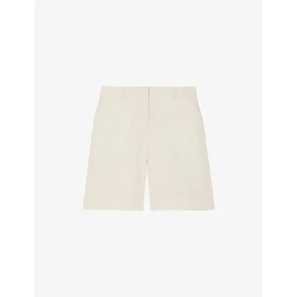 The Kooples Linen-blend Bermuda Shorts