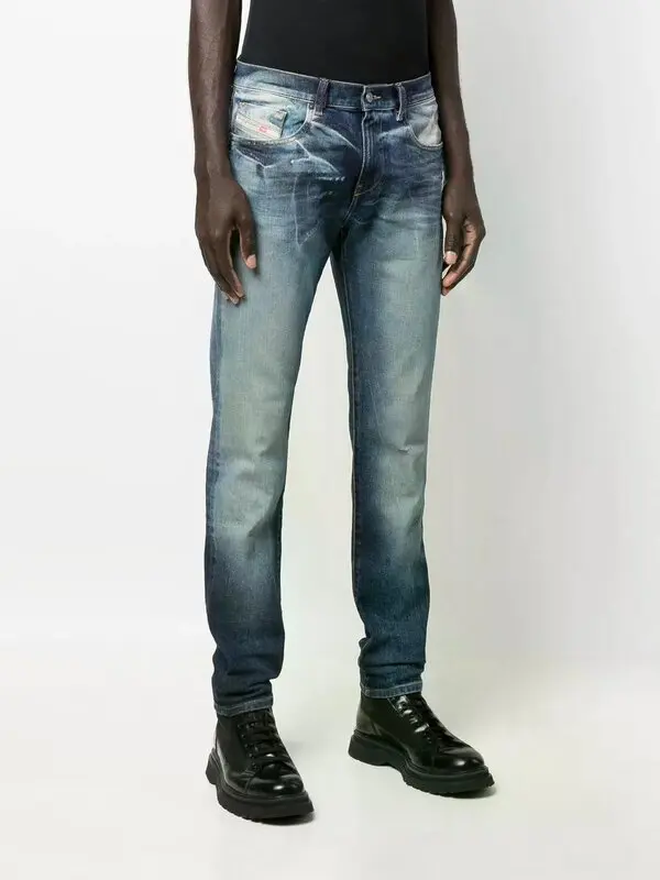DIESEL® D-strukt Slim-cut Jeans - Blue