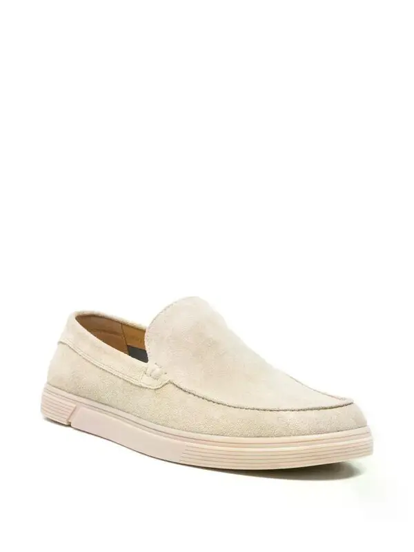 SERGIO MORETTI FIRENZE Suede Slip-on Loafers