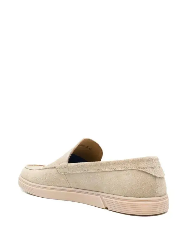 SERGIO MORETTI FIRENZE Suede Slip-on Loafers