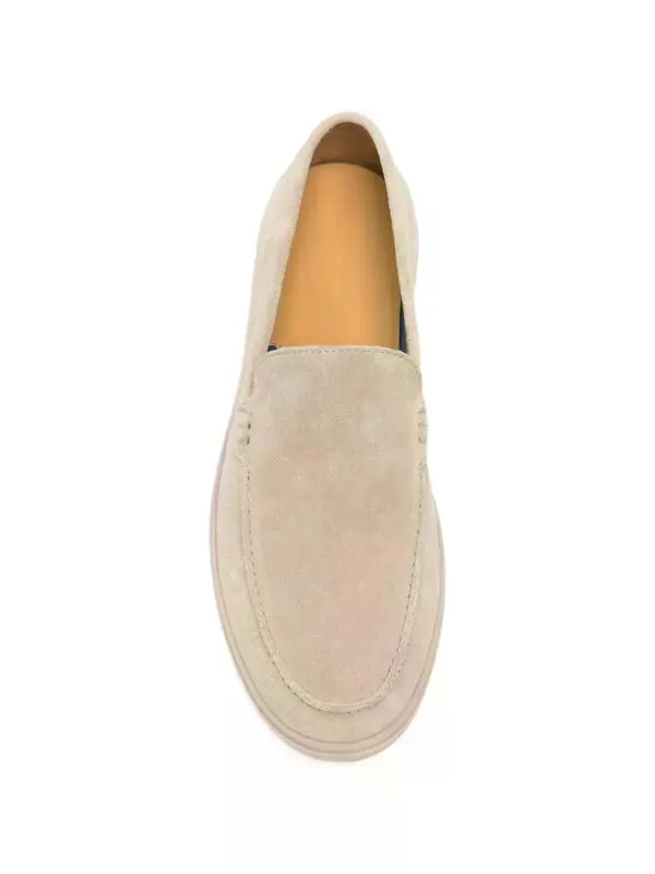 SERGIO MORETTI FIRENZE Suede Slip-on Loafers