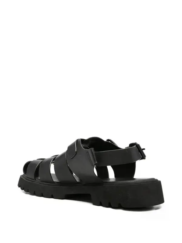 SERGIO MORETTI FIRENZE Buckled Caged Sandals