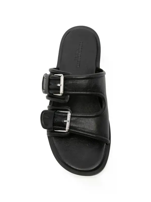SERGIO MORETTI FIRENZE Leather Buckle-fastening Sandals