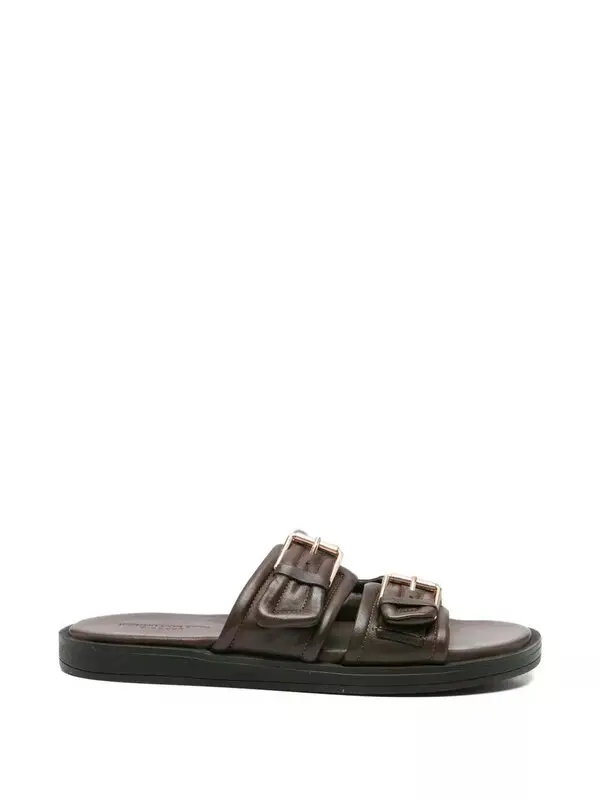 SERGIO MORETTI FIRENZE Buckle-fastening Sandals - Brown