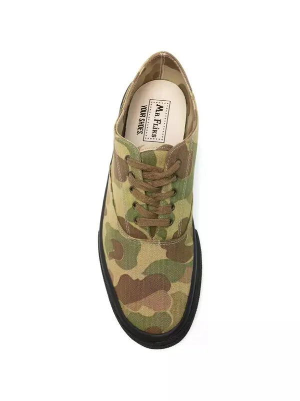MR. FLINKS Redondo Camouflage-print Lace-up Sneakers