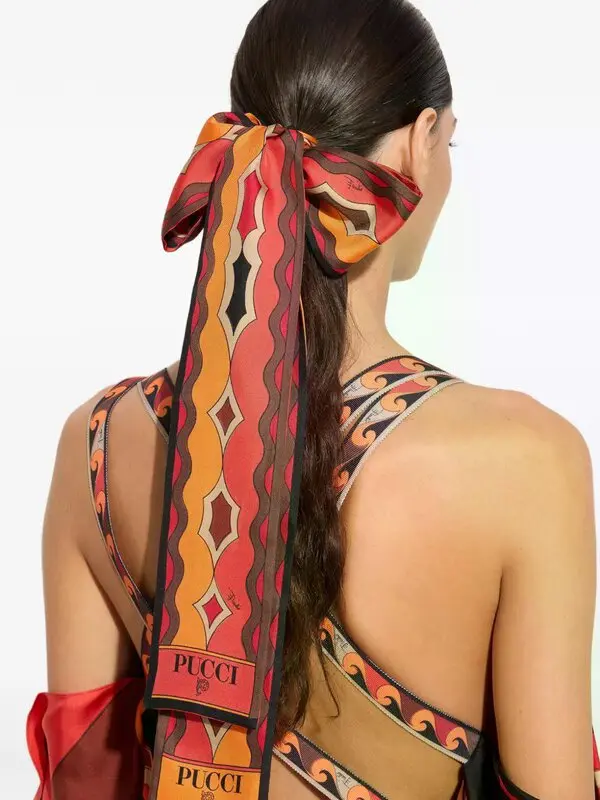 Emilio Pucci Geometric-print Scarf