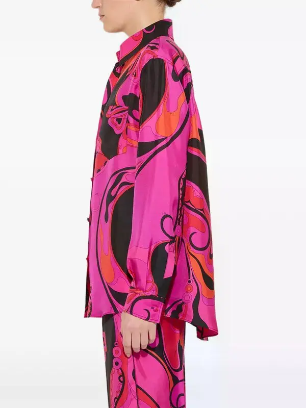 Emilio Pucci Printed Silk Shirt