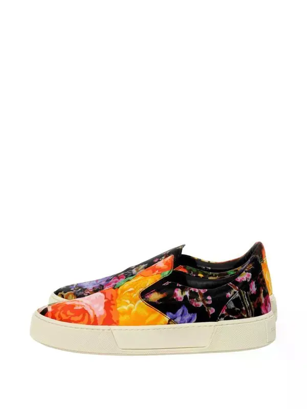 Balenciaga Floral-print Slip-on Sneakers