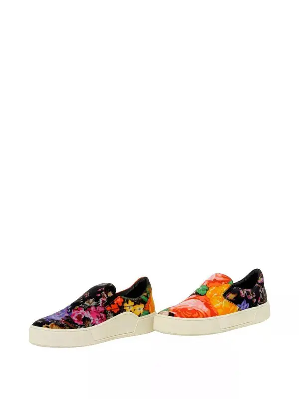 Balenciaga Floral-print Slip-on Sneakers