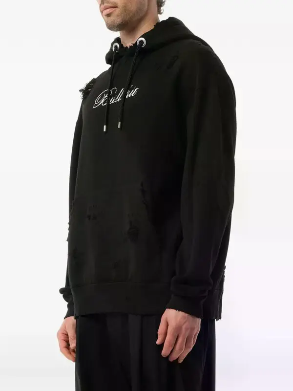 MASTERMIND WORLD Distressed Logo Hoodie
