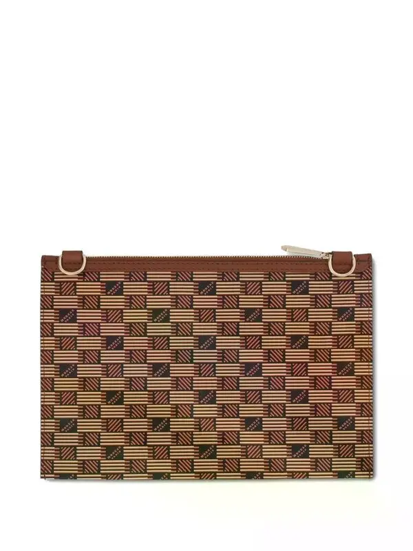 Moreau Monogram-pattern Grained-leather Wallet
