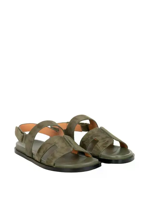 BIBI LOU Mindy Touch-strap Cutout Sandals - Green