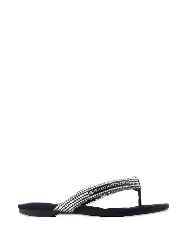 Alexander Wang Jenna Embellished Flip-flops