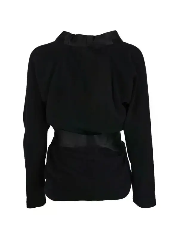 MONDRAIN Belted Wrap Cardigan