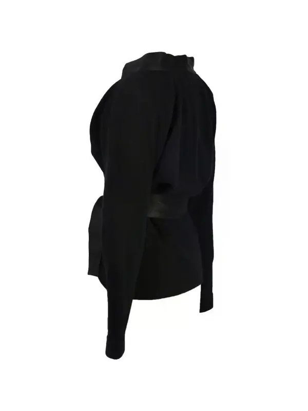 MONDRAIN Belted Wrap Cardigan