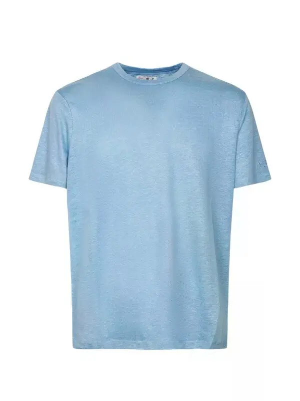 MC2 SAINT BARTH Ecstasea Linen T-shirt - Blue
