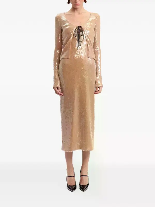 16Arlington Elin Sequin-embellished Cardigan