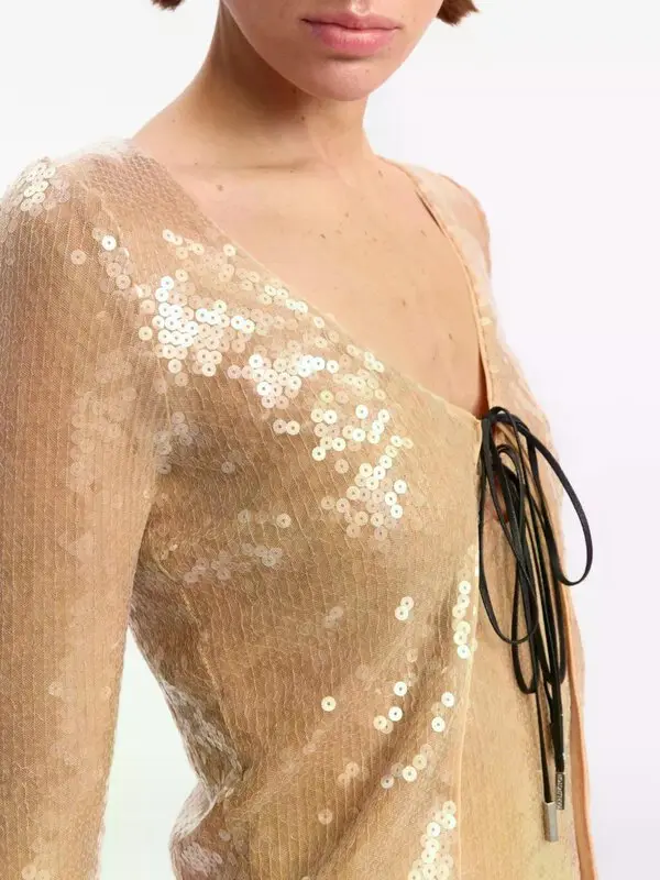 16Arlington Elin Sequin-embellished Cardigan