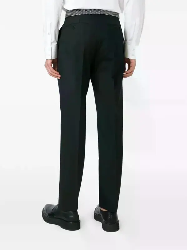 Alexander McQueen Studded Waistband Tailored Trousers