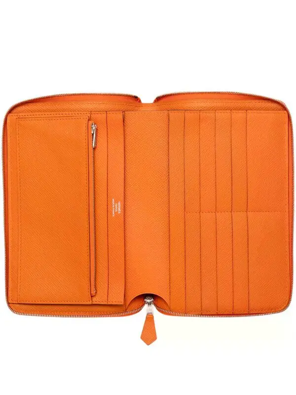 Hermès 2009 Epsom Azap Integral Zip Around Wallet Long Wallets