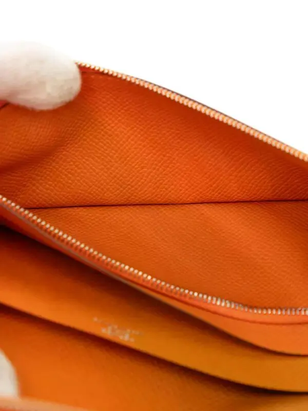 Hermès 2009 Epsom Azap Integral Zip Around Wallet Long Wallets
