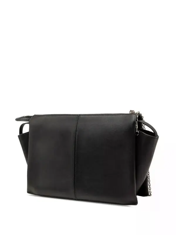 Celine Trifold Leather Clutch On Chain Crossbody Bag