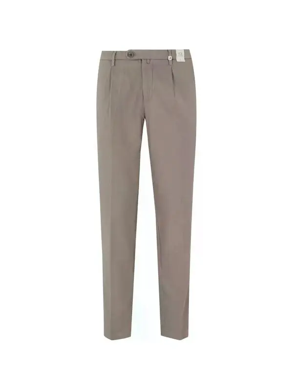 MYTHS Pleated Pressed-crease Trousers