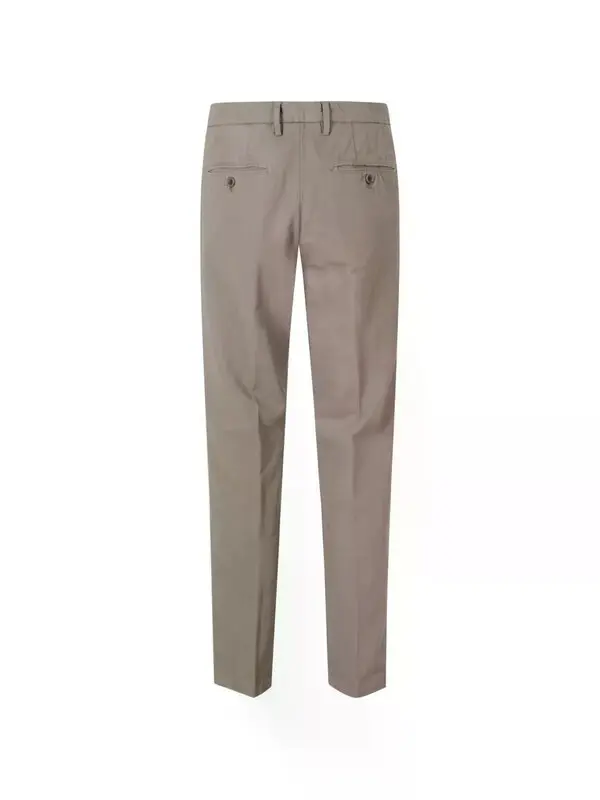 MYTHS Pleated Pressed-crease Trousers