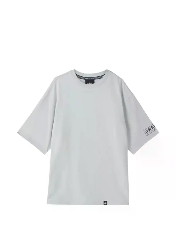 Adidas Mod Spzl Logo-print T-shirt - Grey