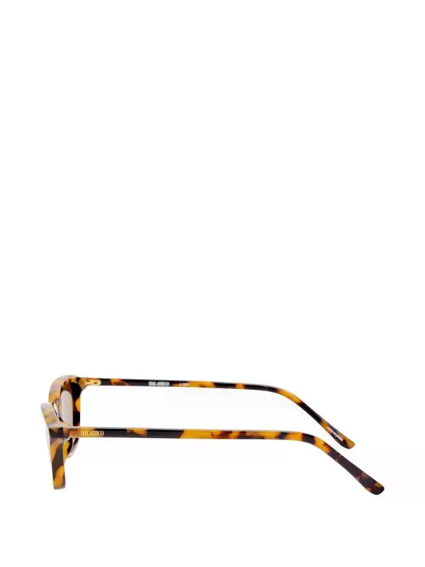 Linda Farrow Rectangle Frame Sunglasses - Brown
