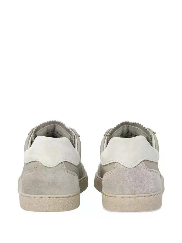 GROUNDIES Panama Suede-panelled Logo-print Sneakers