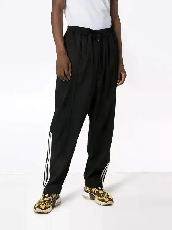 Y3 Wide Leg 3-stripe Sweatpants